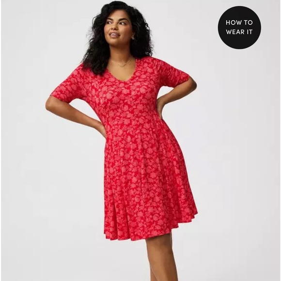 torrid | Dresses | Torrid Red Floral Super Soft Dress | Poshmark